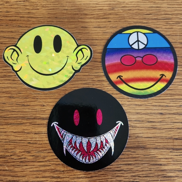 Vintage | Office | Vintage 9s Y2k Vending Machine Stickers Smile Peace ...